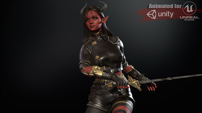 3D model Elf Hunter VR / AR / low-poly | CGTrader