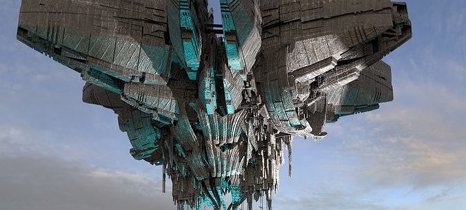 Galactic Terra former large 3 3D model | CGTrader