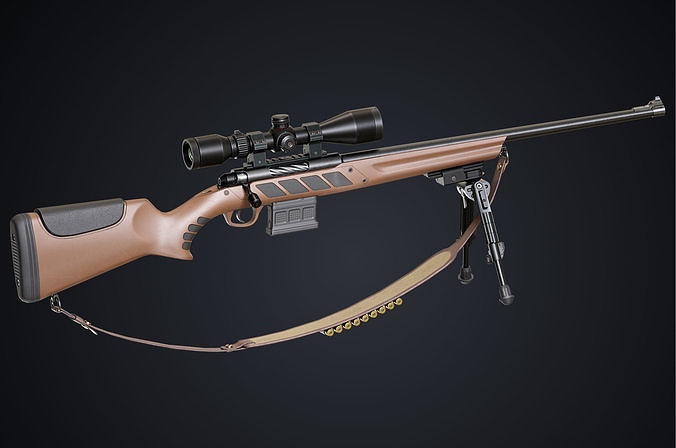 3D model Hunting Rifle GameReady VR / AR / low-poly | CGTrader