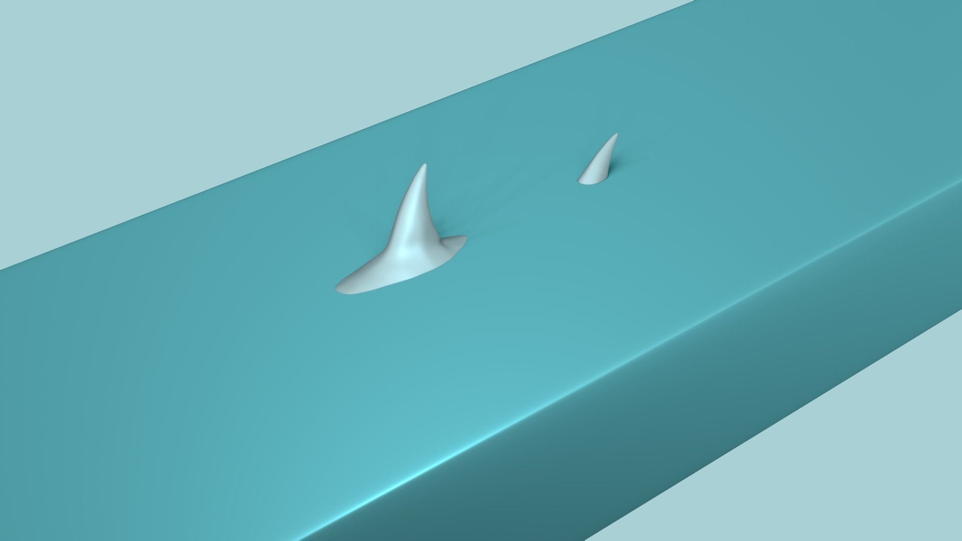 Shark Fin and Tail - Creative Decoration - STL Printable 3D model 3D ...