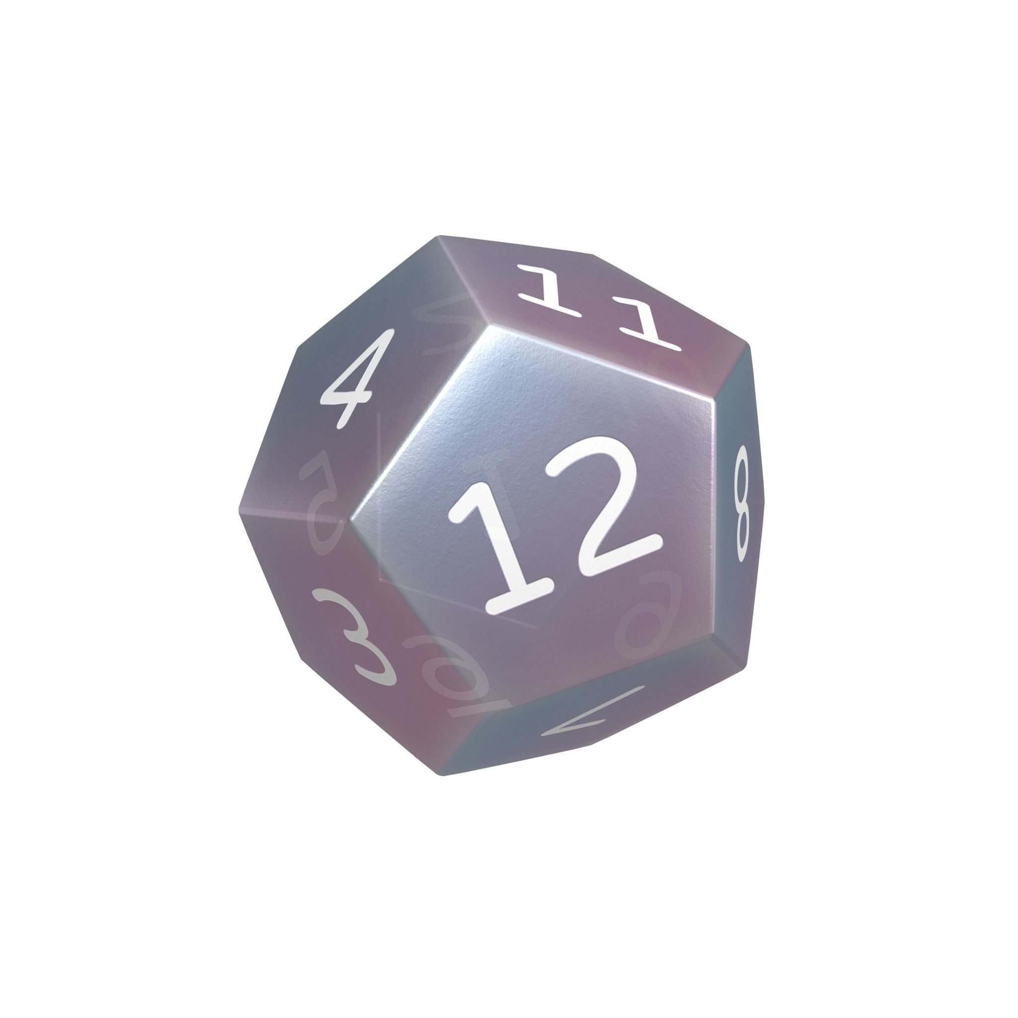 3D model D12 Dice V1 021 VR / AR / low-poly | CGTrader