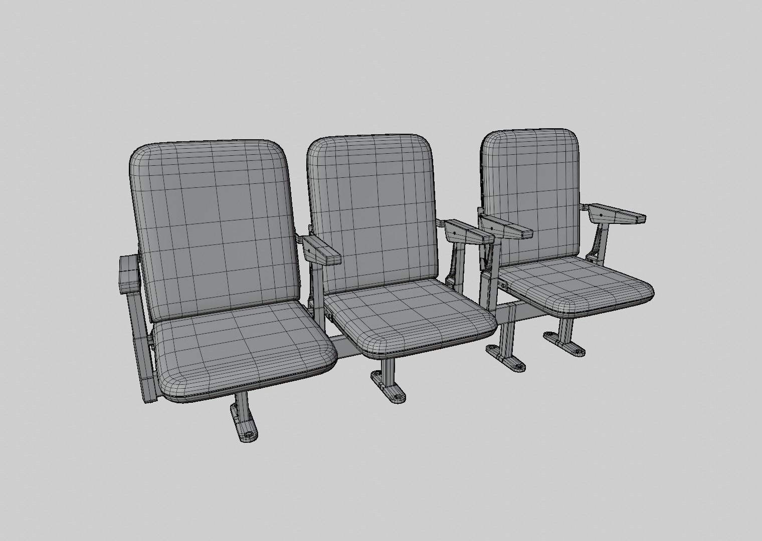 Stadion Chairs 3D model | CGTrader
