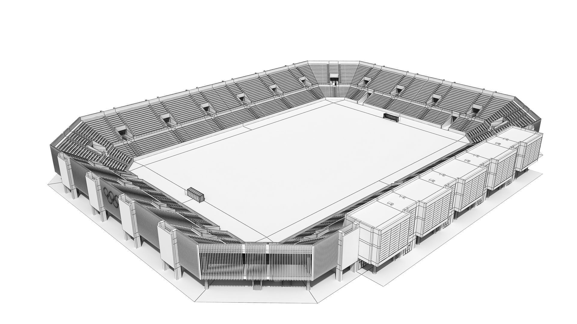 Football Stadium 3D model | CGTrader