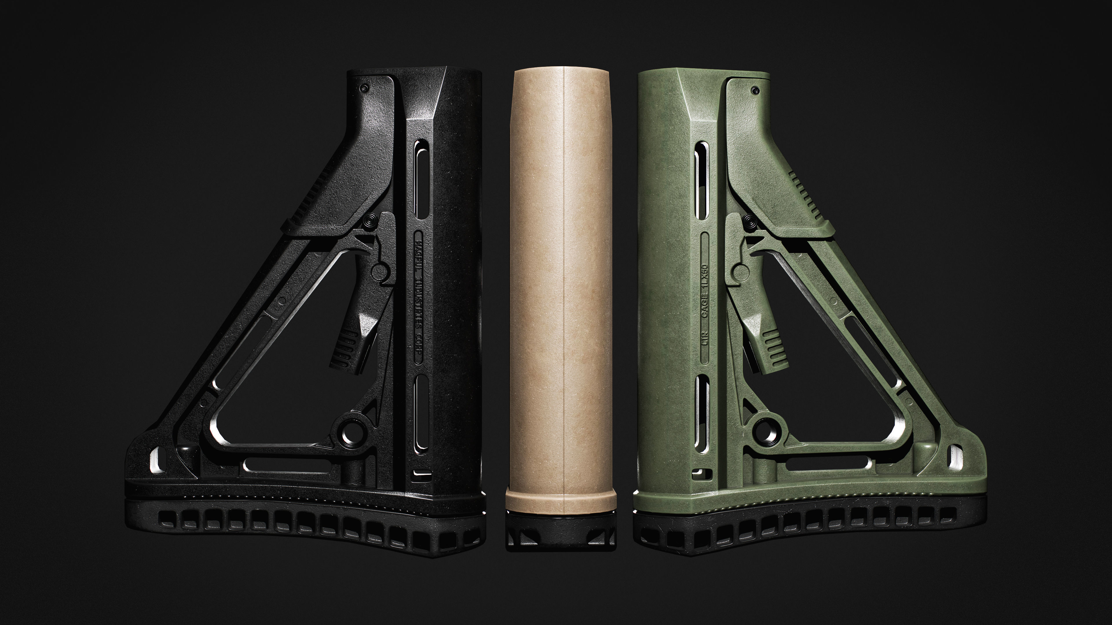 Magpul CTR FDE Buttstock 3D model | CGTrader