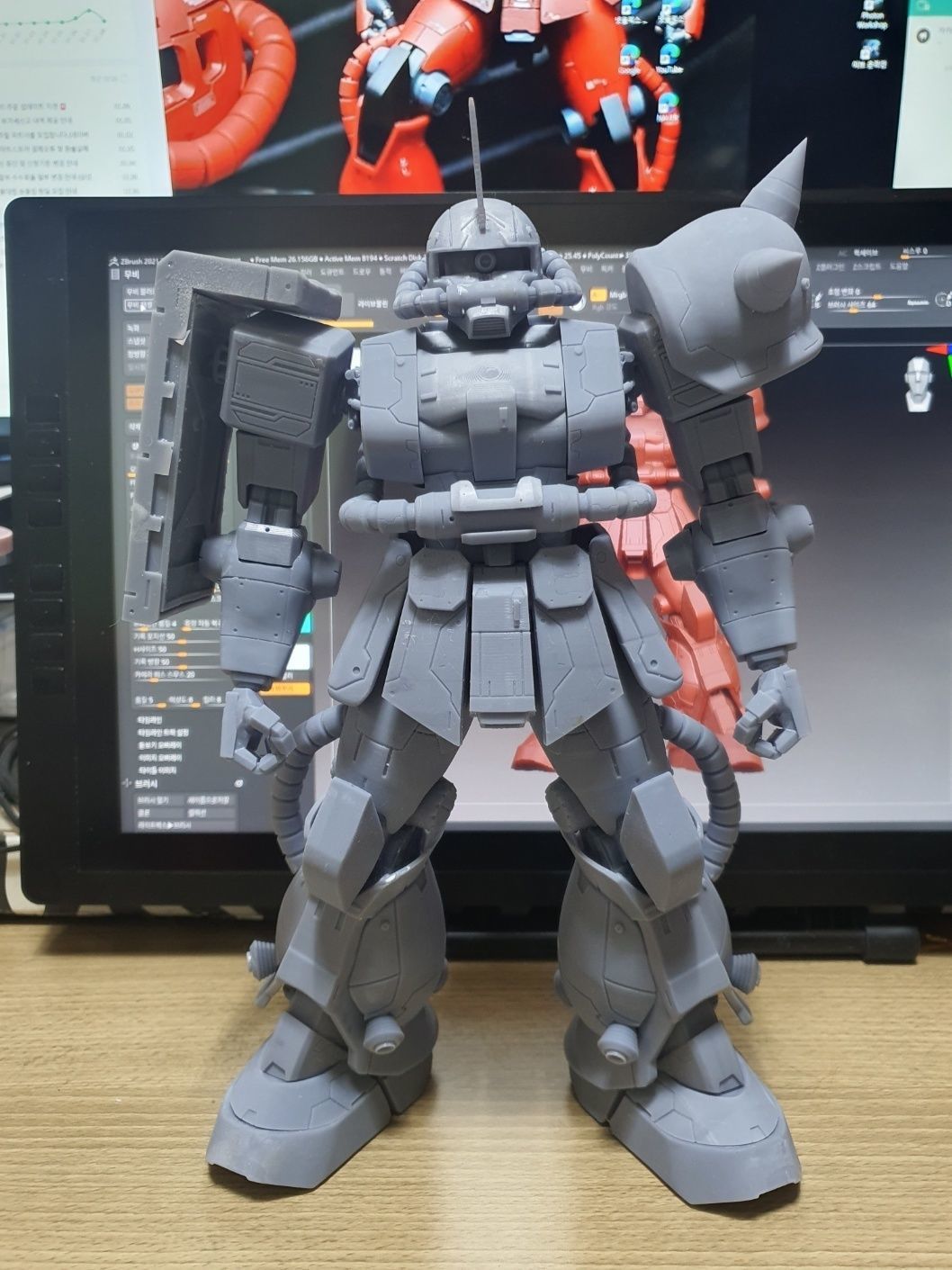 ZAKU 2 MS-06S 3D model 3D printable | CGTrader