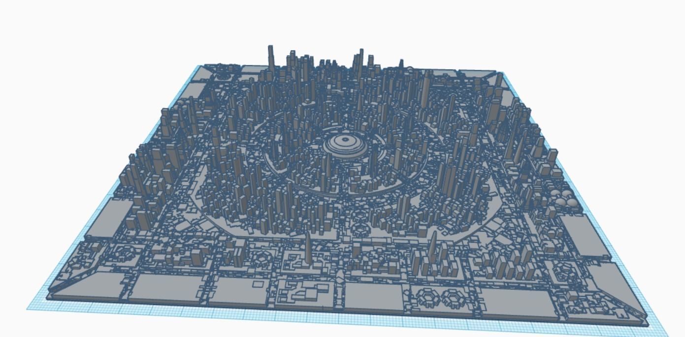 Star Wars Galactic City 3D model 3D printable | CGTrader