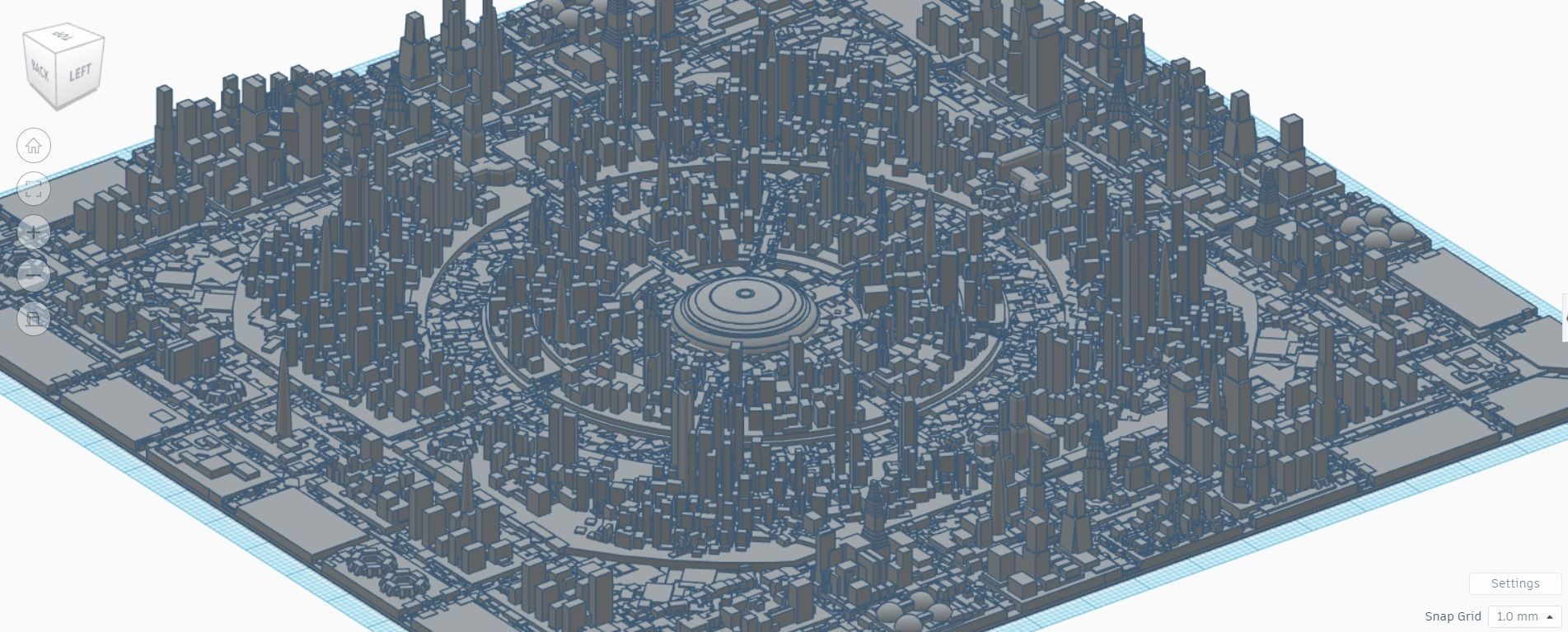 Star Wars Galactic City 3D model 3D printable | CGTrader