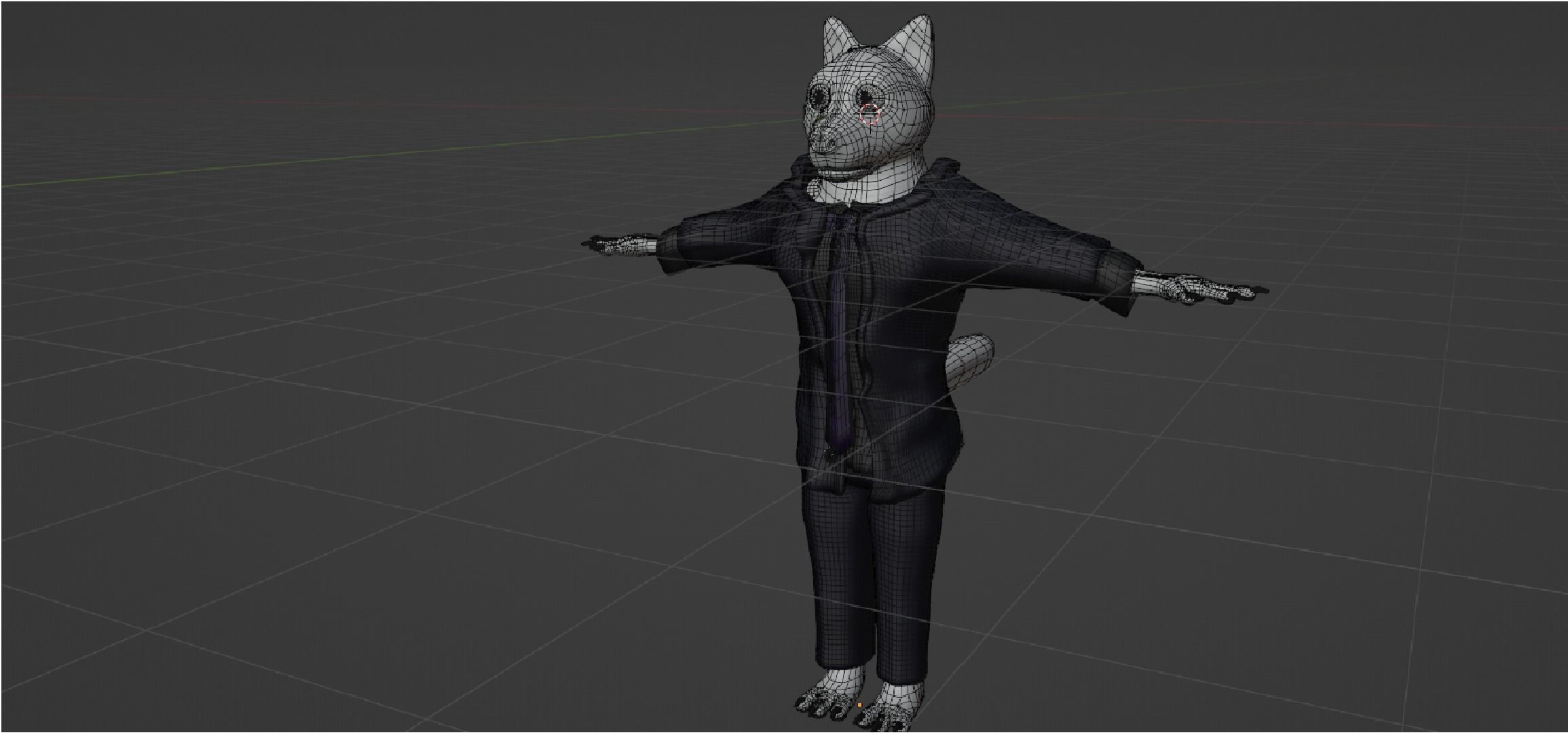 3D model Rigged Anthro Wolf with Rigify Rig VR / AR / low-poly | CGTrader
