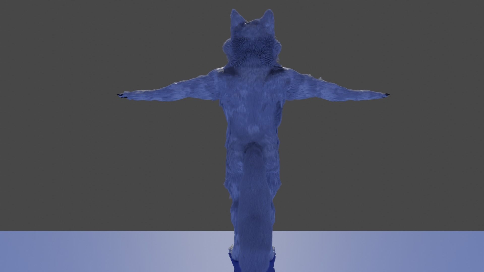 3D model Rigged Anthro Wolf with Rigify Rig VR / AR / low-poly | CGTrader