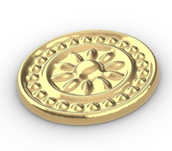 Medalion I Old coin free 3D model 3D printable | CGTrader