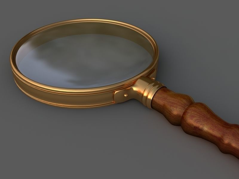Magnifying glass 3D model | CGTrader