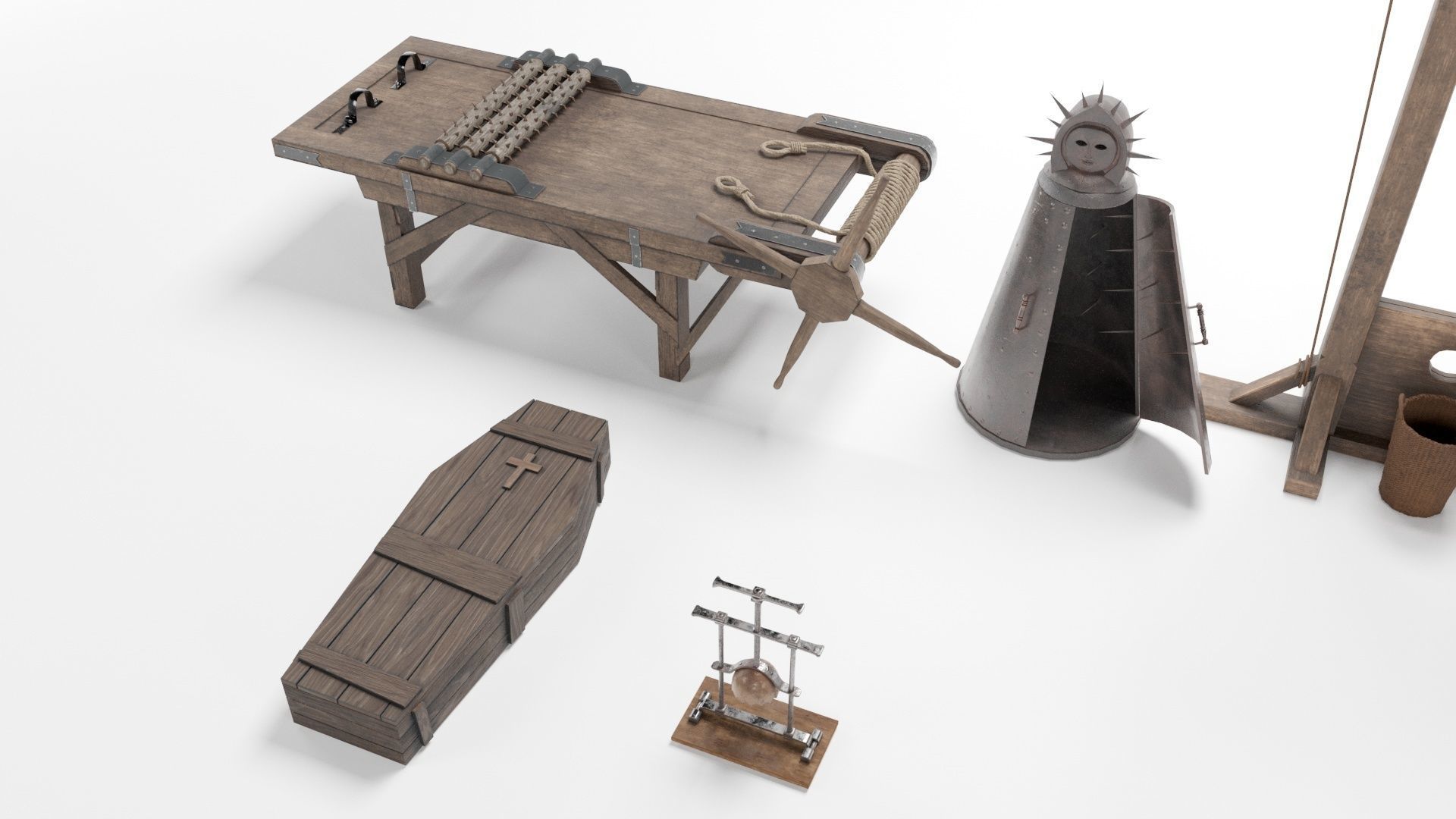 Medieval Torture Instruments 3D model | CGTrader