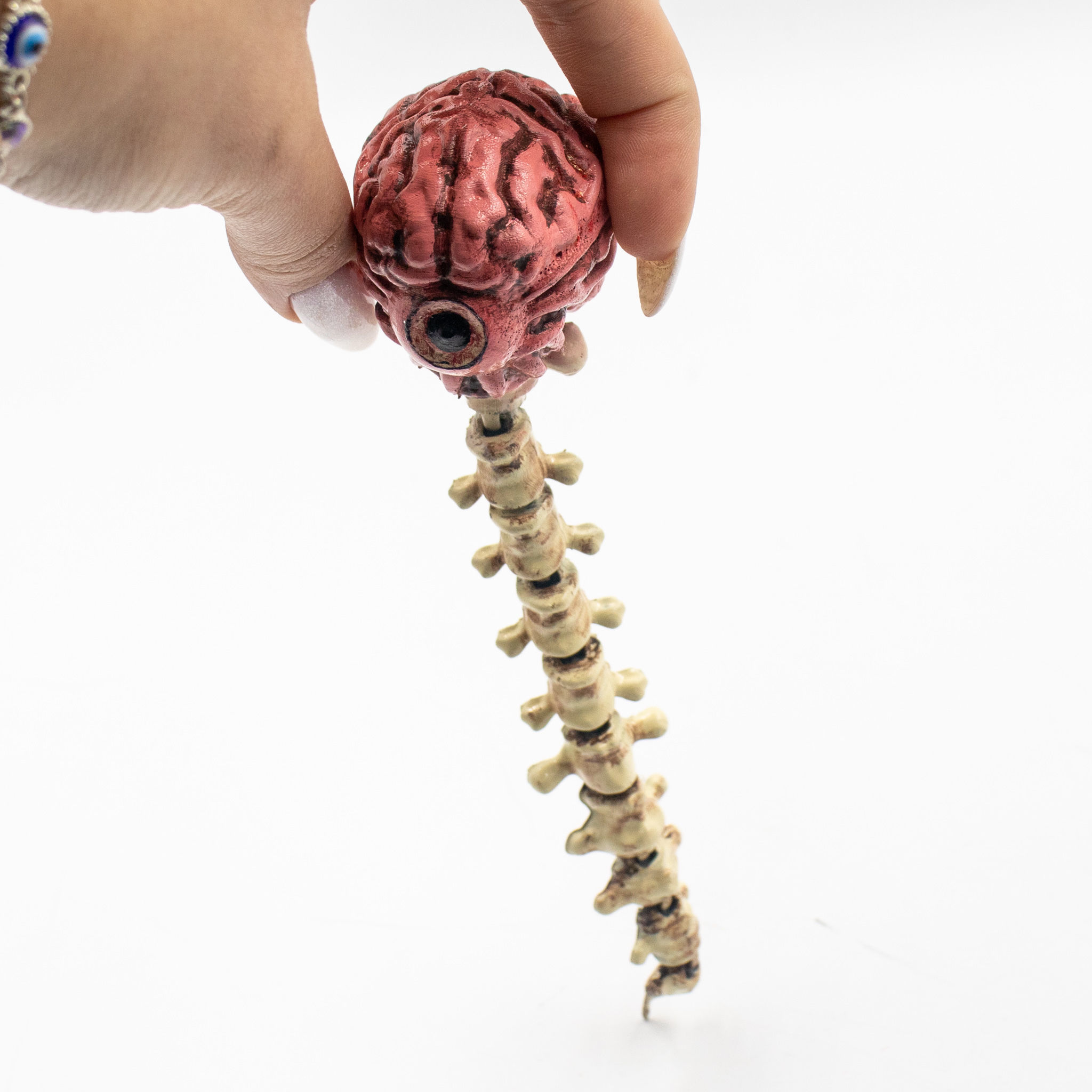 Articulated Brain Monster Flexi Spine 3D model 3D printable | CGTrader