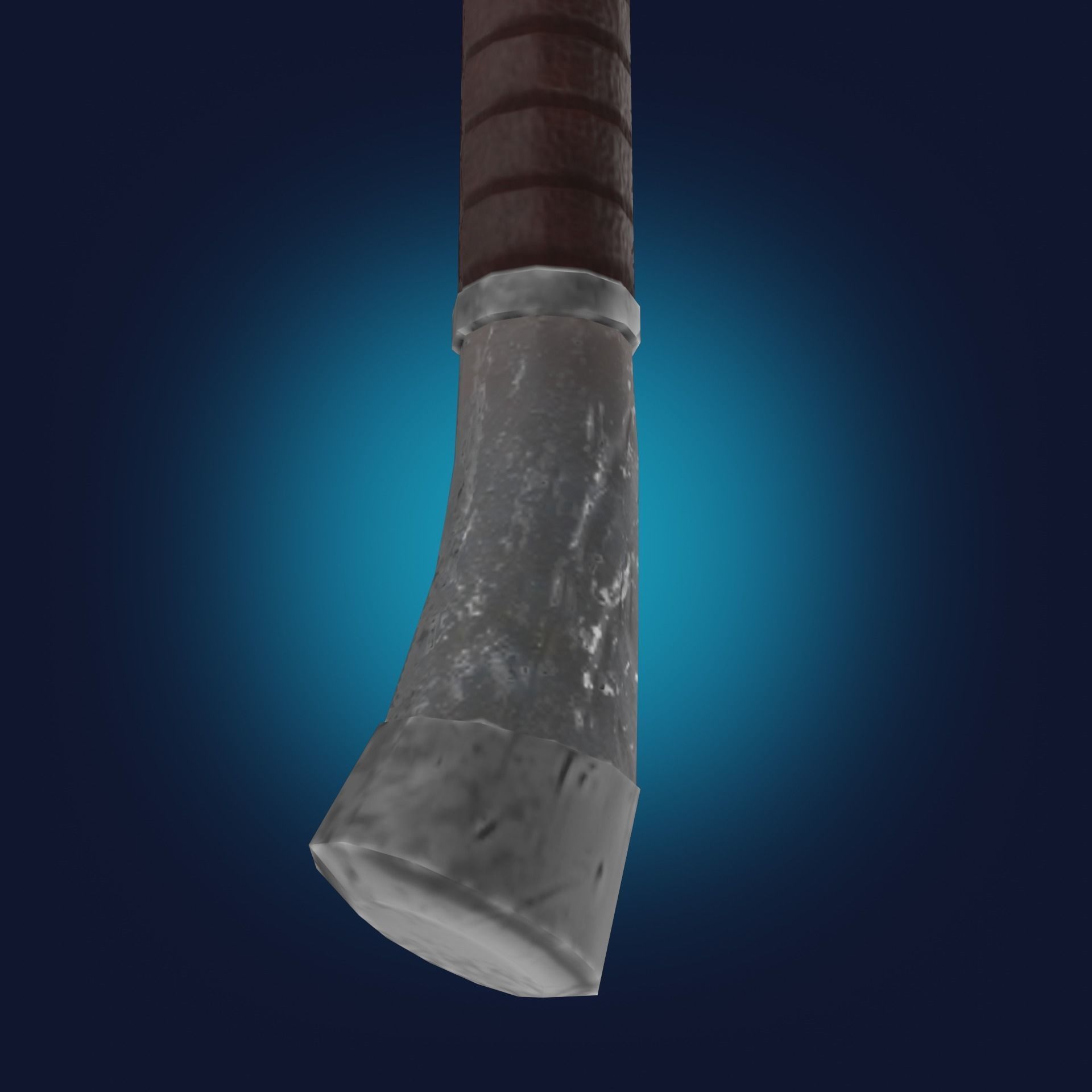 3D model Axe Weapon with ice crystals VR / AR / low-poly | CGTrader