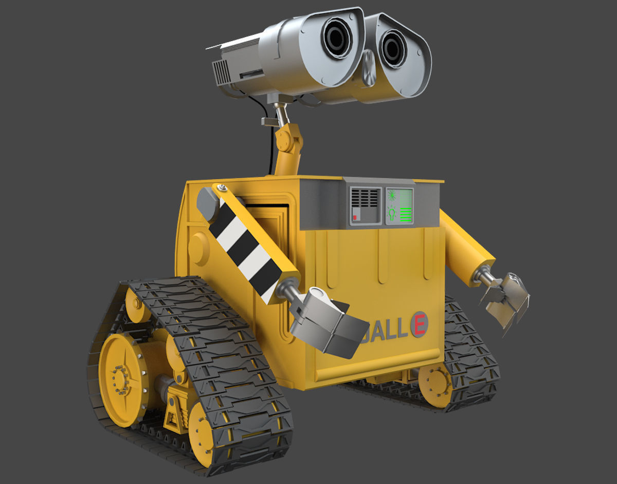 Wall-E - Droid - Robot 3D model | CGTrader