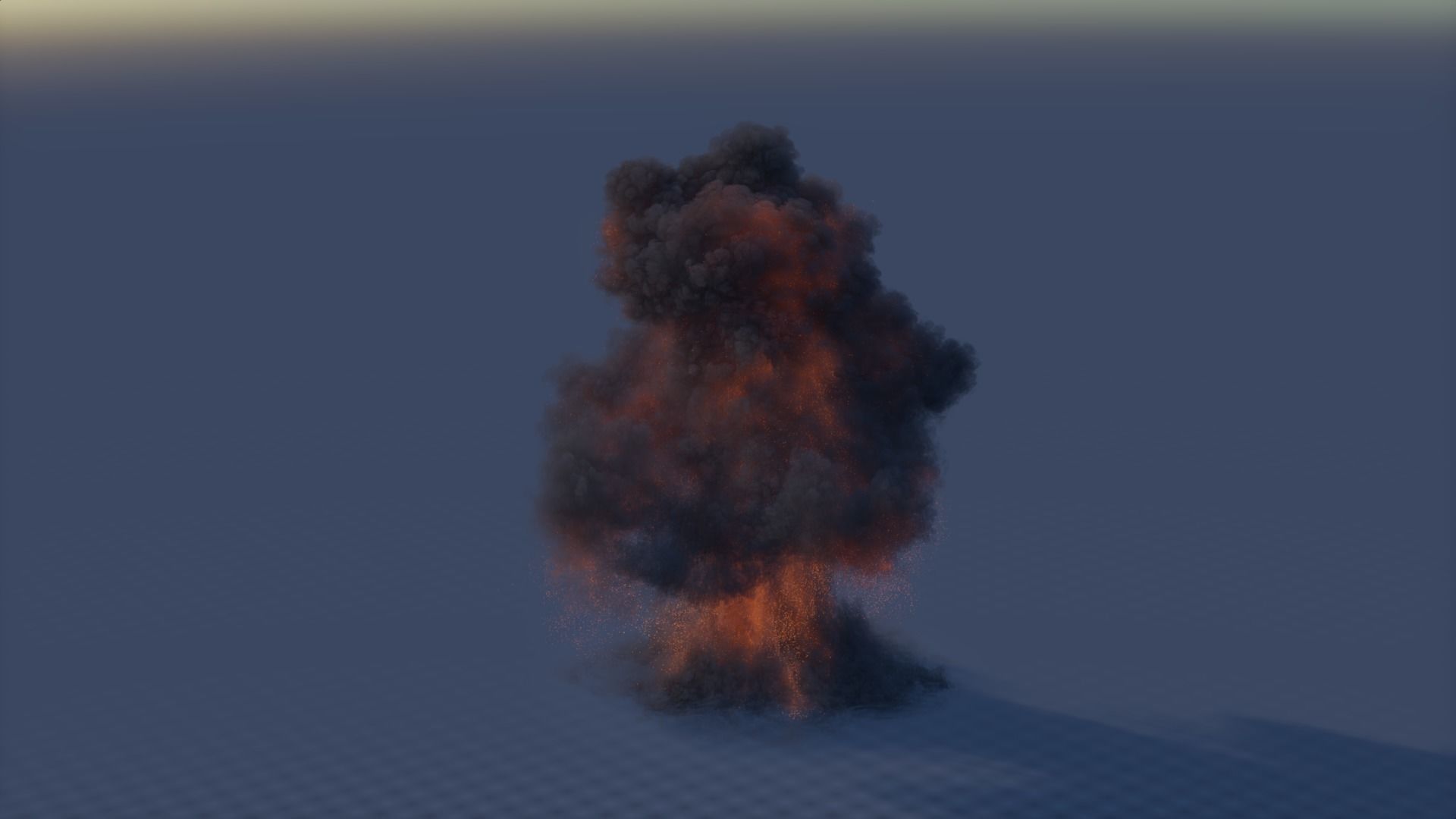 3D Big Explosion with Spark-Animation 3D model animated | CGTrader