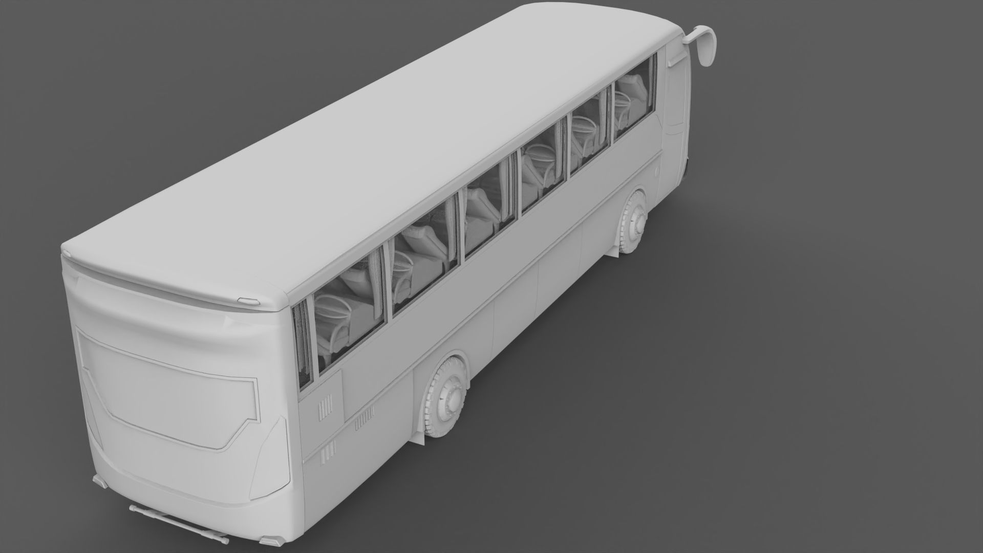 3d Model Bus 3d Model Vr Ar Low Poly Cgtrader