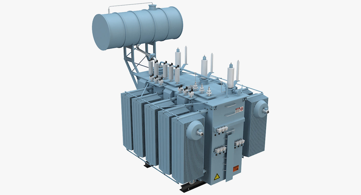 Electrical Power Transformer 3D model | CGTrader