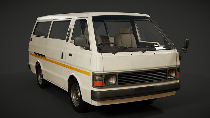 3D model toyota hiace van VR / AR / low-poly | CGTrader
