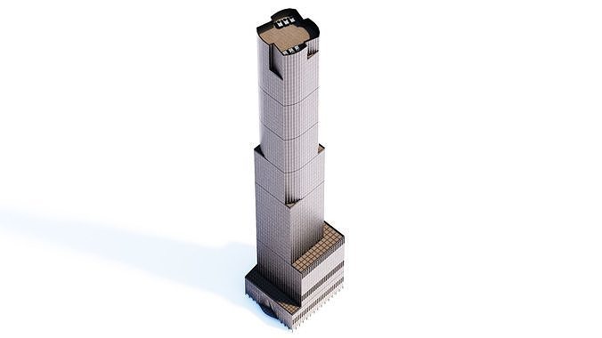 3D model 35 Hudson Yards Building VR / AR / low-poly | CGTrader