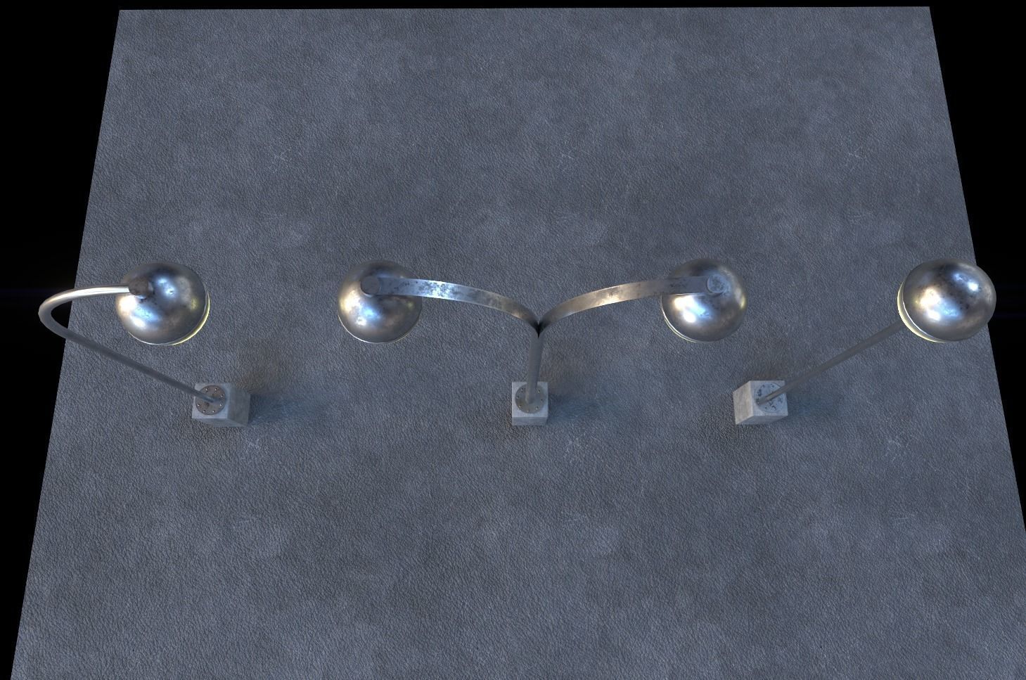 3D model Light Poles VR / AR / low-poly | CGTrader