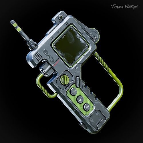 3D model Sci-fi Controller V8 VR / AR / low-poly | CGTrader