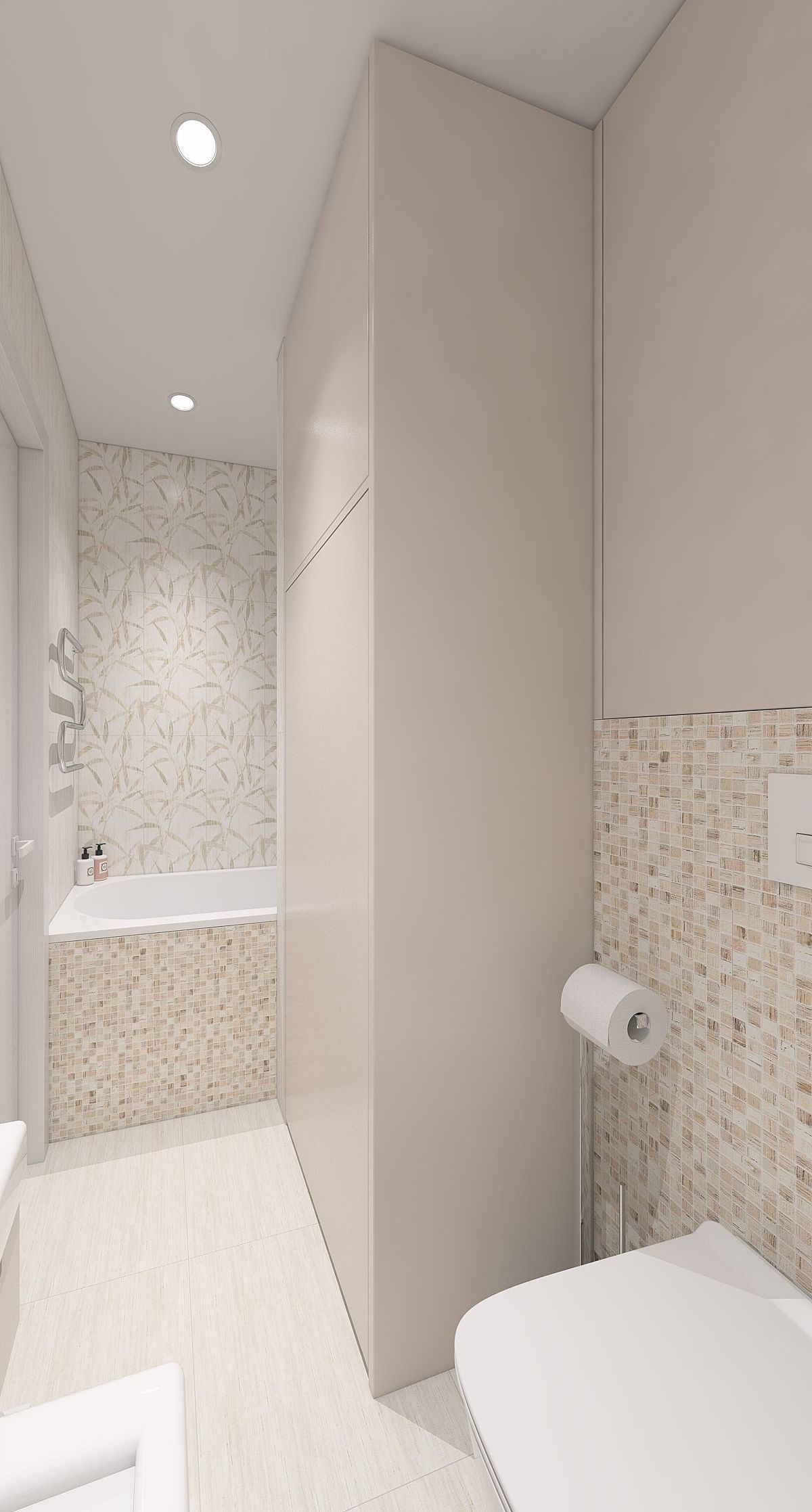 Simple bathroom free 3D model | CGTrader