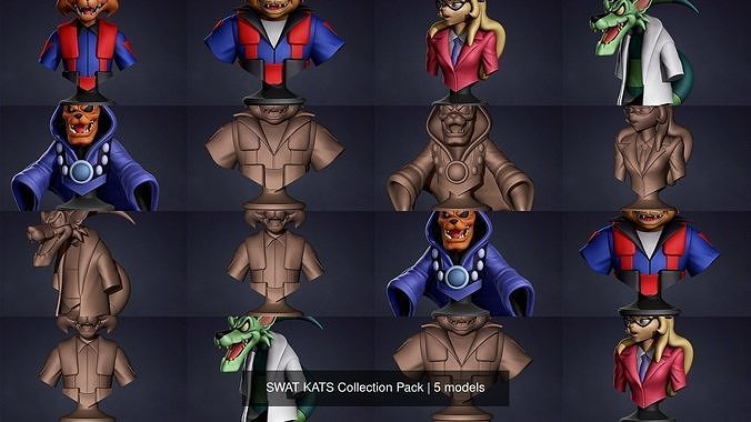 SWAT KATS Collection Pack | CGTrader