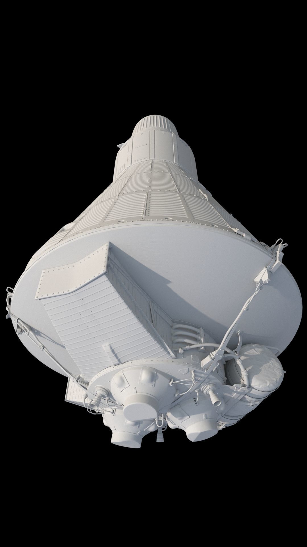 HIgh quality 3D model Mercury Friendship7 capsule 3D model | CGTrader
