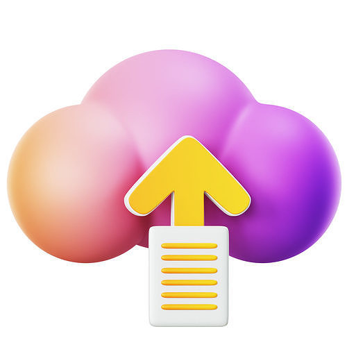 3D model File Upload 3D Icon VR / AR / low-poly | CGTrader