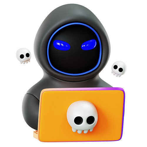 3D model Hacker 3D Icon VR / AR / low-poly | CGTrader