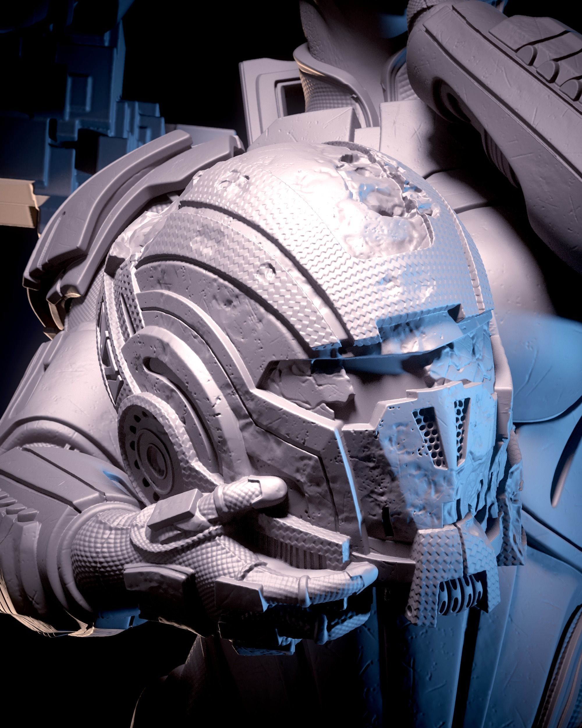 Mass Effect Fanart - Liara TSoni 3d print model Pose 4 3D model 3D ...