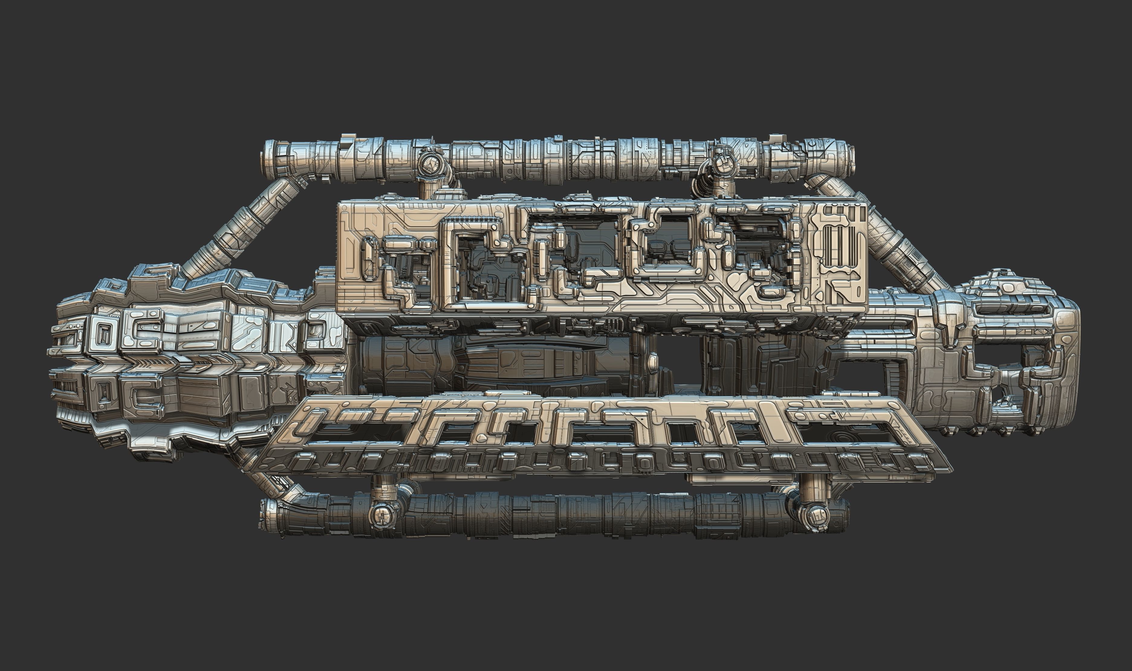 space equipment node 00190 3D model | CGTrader