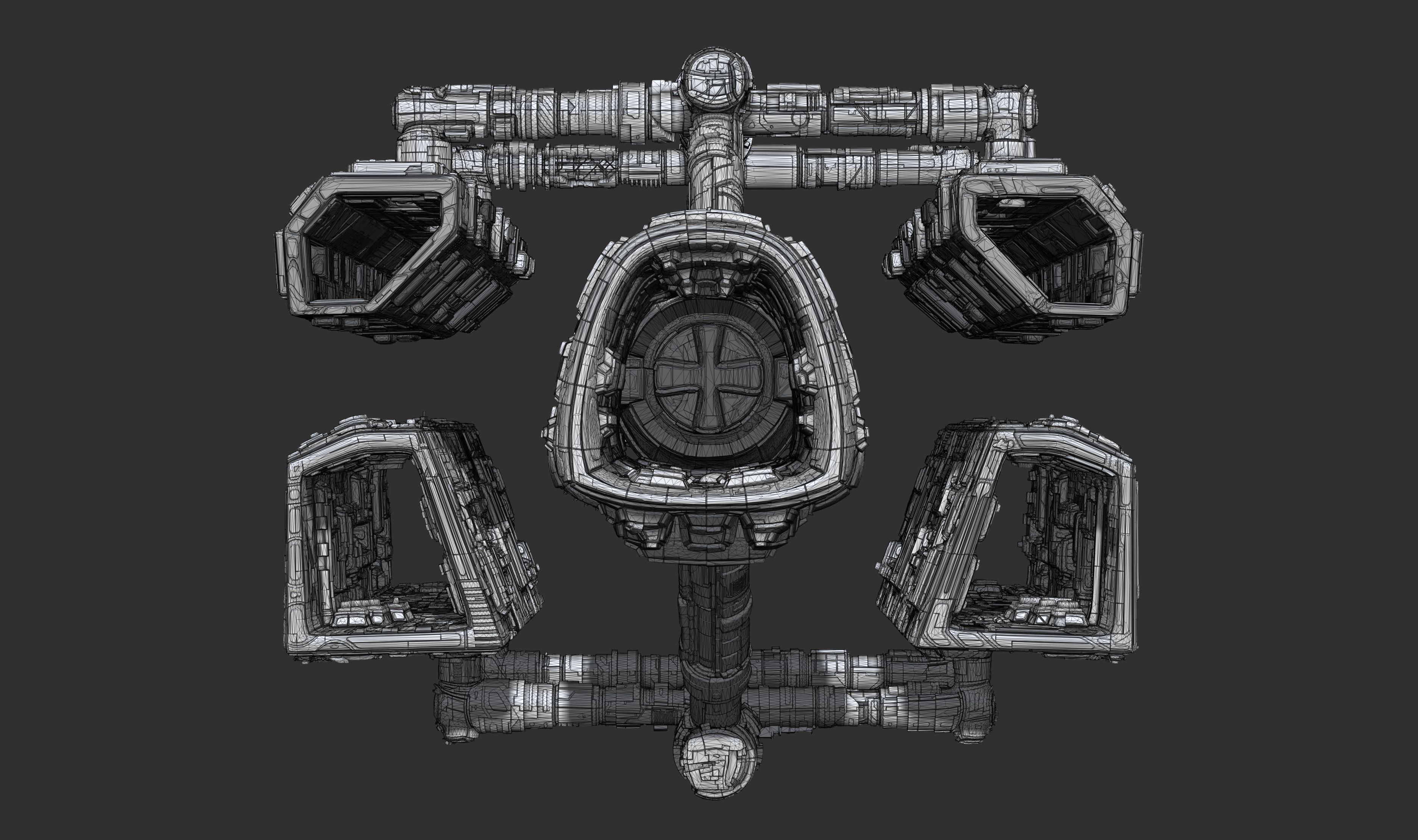 space equipment node 00190 3D model | CGTrader