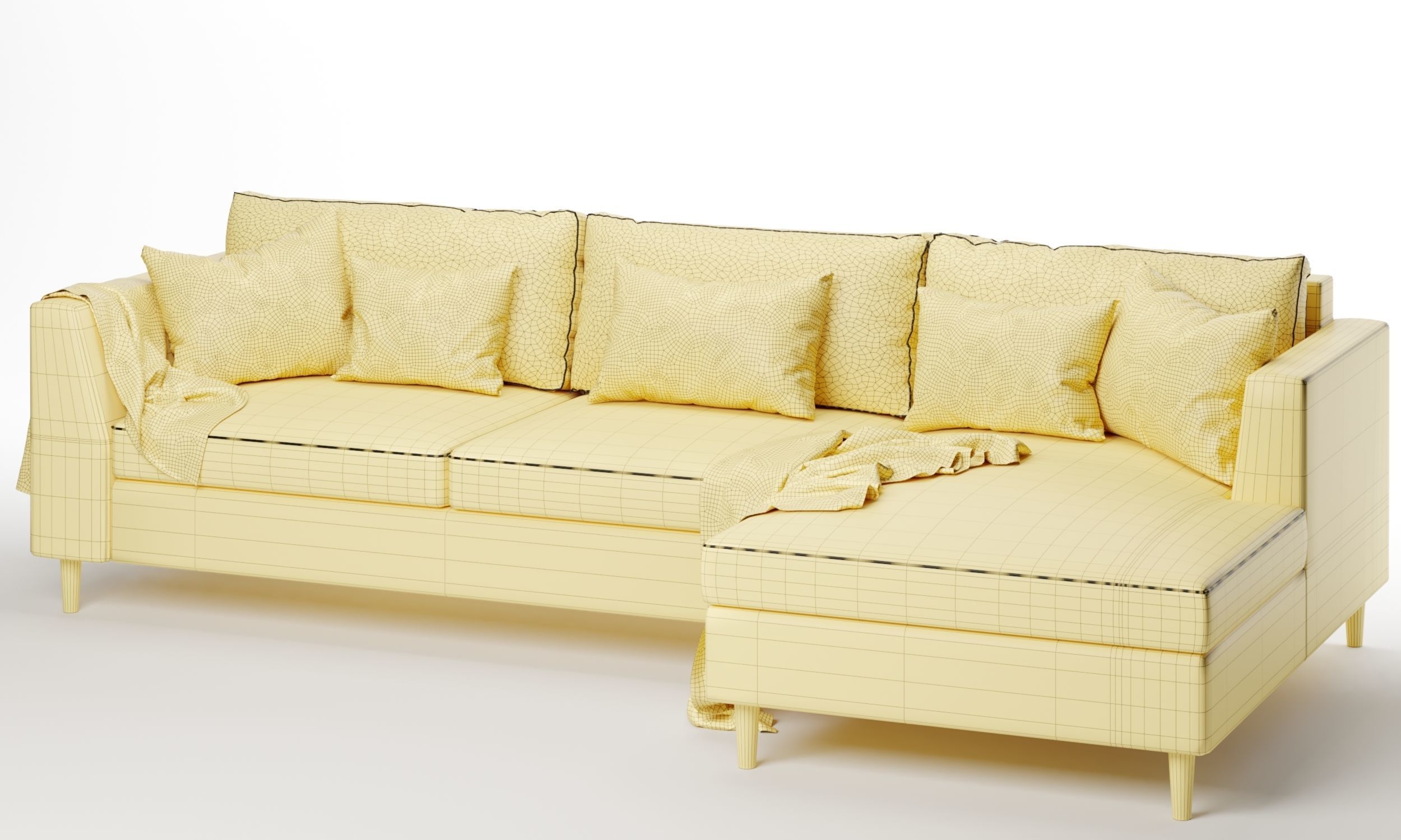 Avondale sectional sofa 3D model | CGTrader