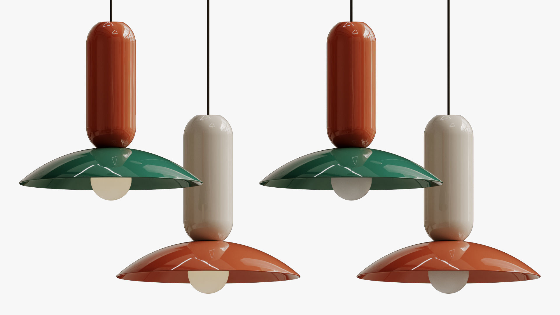 Pendant light pau 3D model | CGTrader