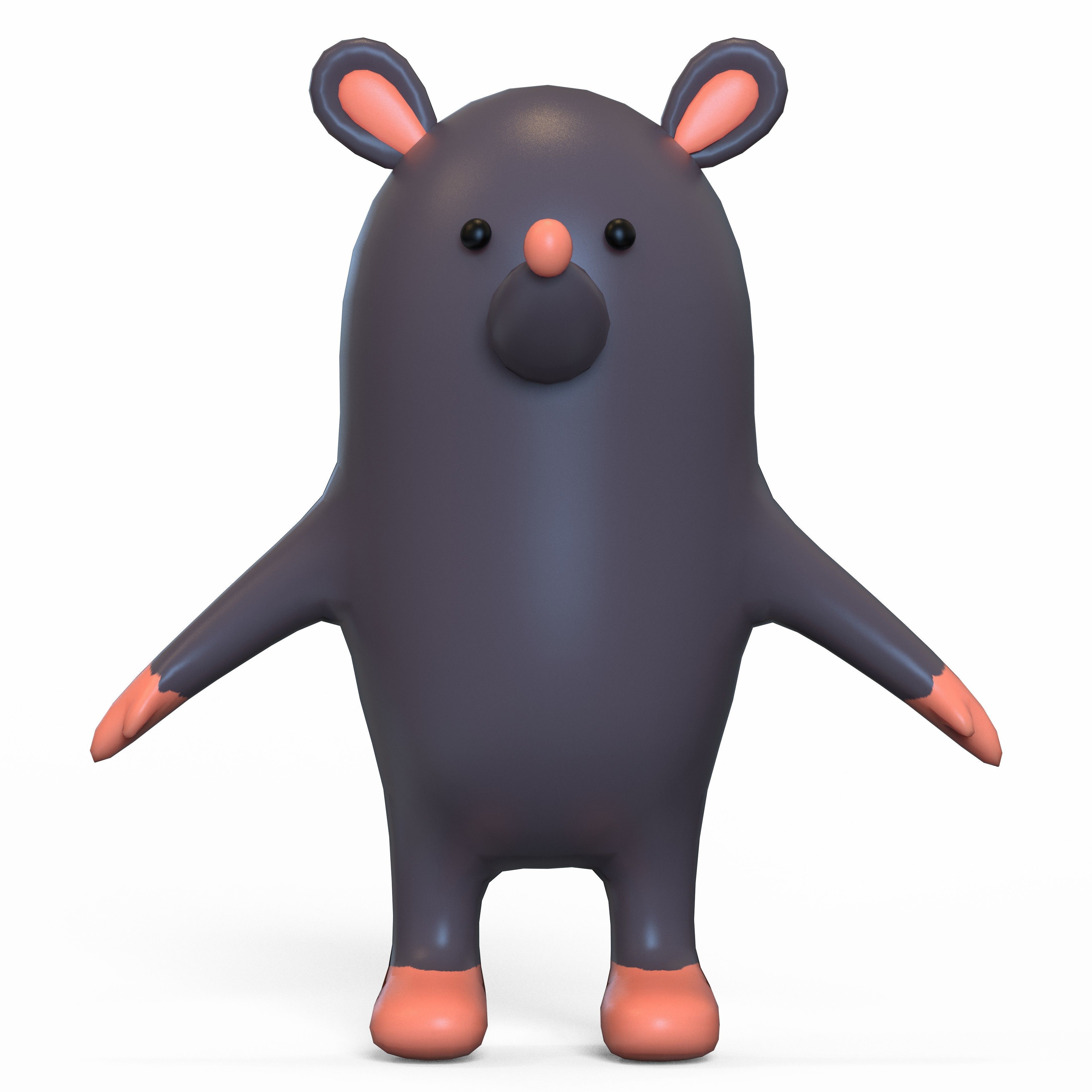 3D model Mouse Stylized VR / AR / low-poly | CGTrader