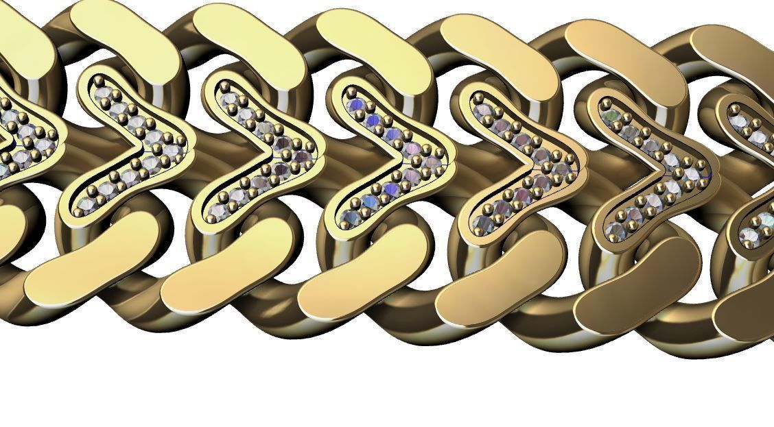 Heart Chain 3D model 3D printable | CGTrader