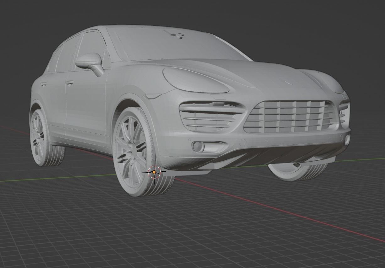Porsche Cayenne 3D model 3D printable | CGTrader