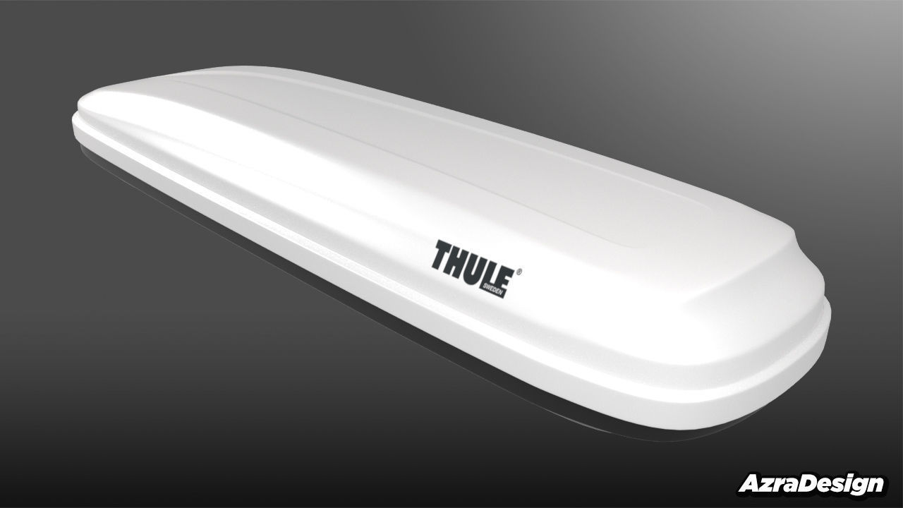 Thule Pulse Alpine - Car Roof Box - High Poly 3D model | CGTrader