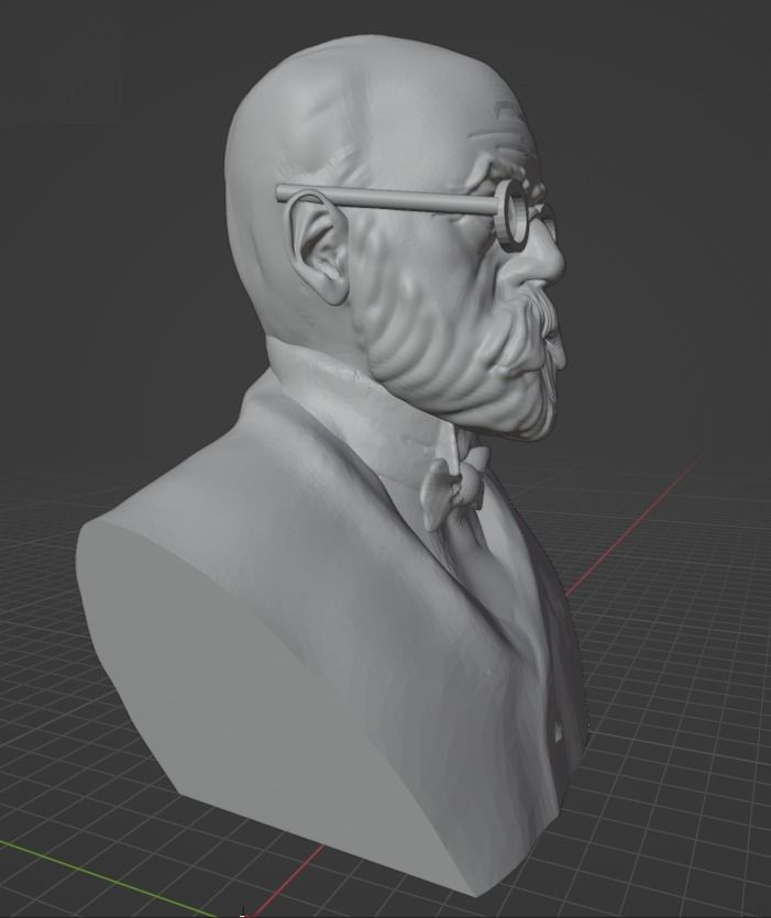Robert Koch 3D model 3D printable | CGTrader