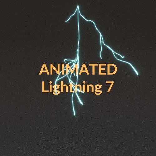 3D model Animated Lightning v7 VR / AR / low-poly | CGTrader