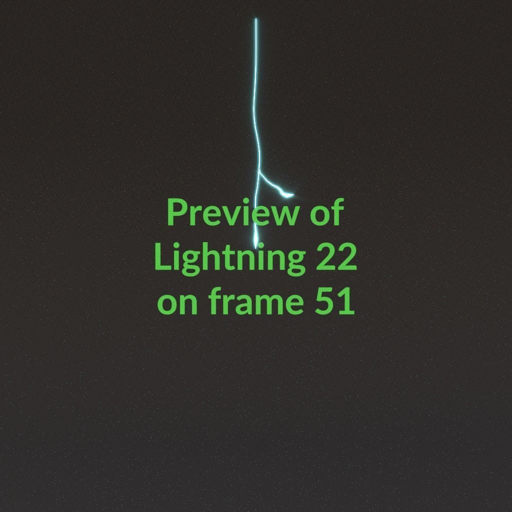 3D model Animated Lightning v22 VR / AR / low-poly | CGTrader