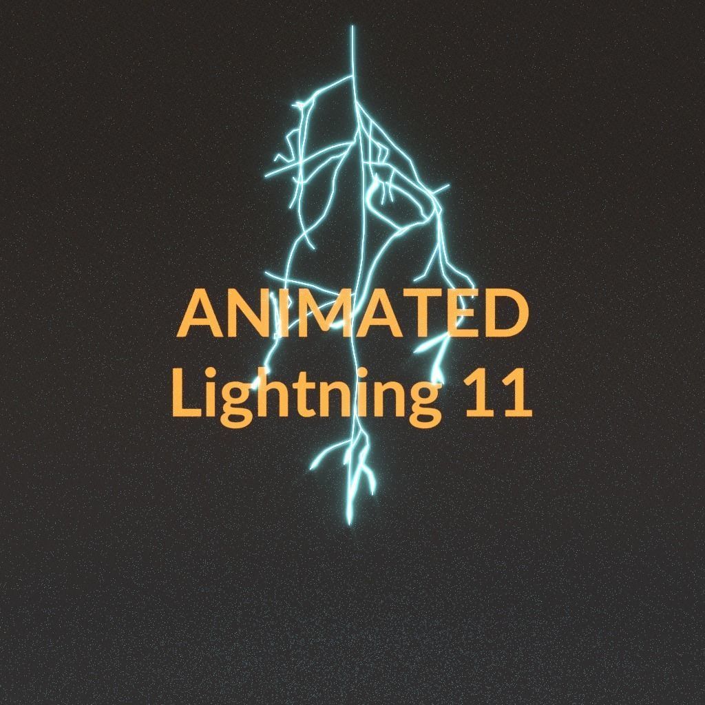 3D model Animated Lightning v11 VR / AR / low-poly | CGTrader
