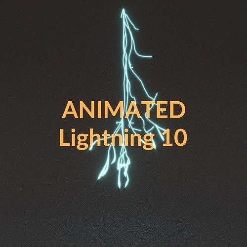 3D model Animated Lightning v10 VR / AR / low-poly | CGTrader