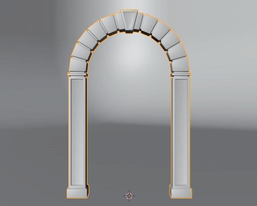 3D model Stone Arch - Celtic Archway - Low-poly - Game-Ready - 4K VR ...