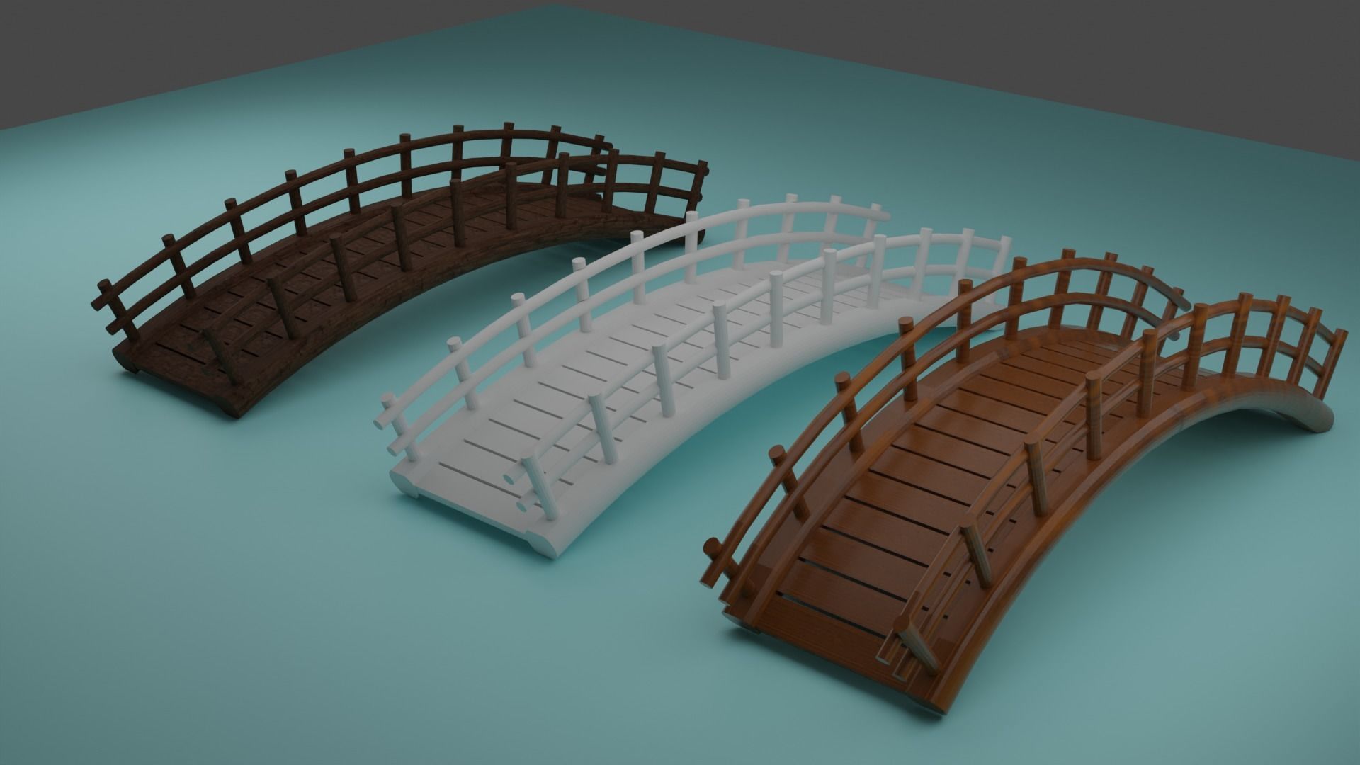 3D Bridge Model free VR / AR / low-poly 3D model | CGTrader