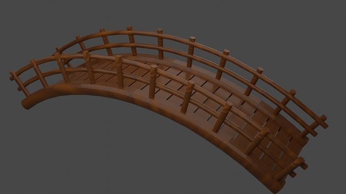 3D Bridge Model free VR / AR / low-poly 3D model | CGTrader