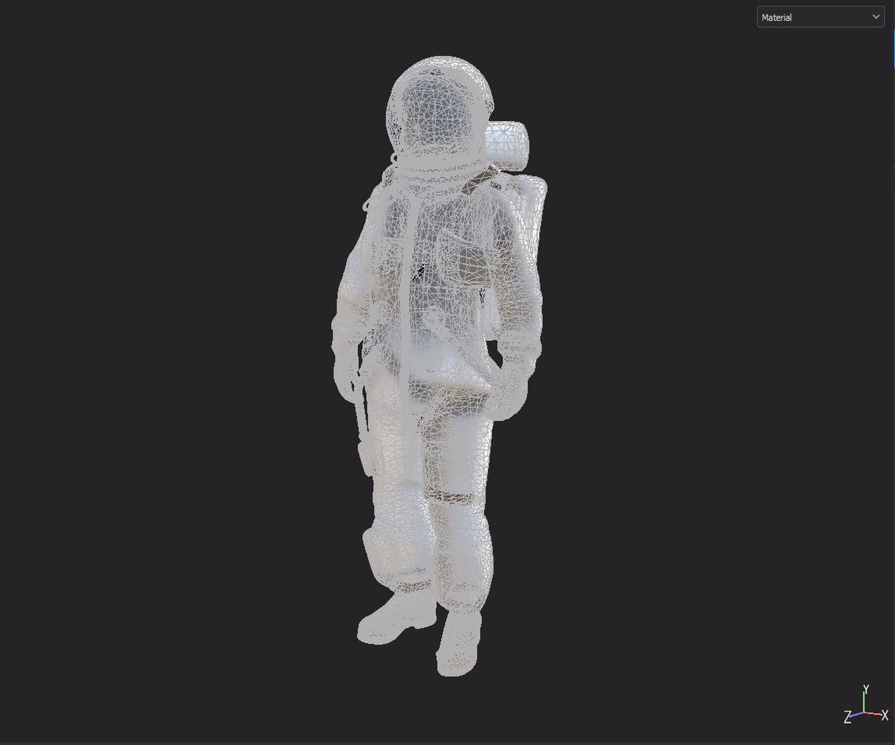 astronaut figure 3D model | CGTrader