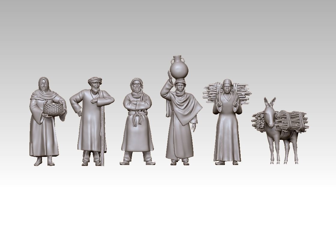 arab people 3D model 3D printable | CGTrader
